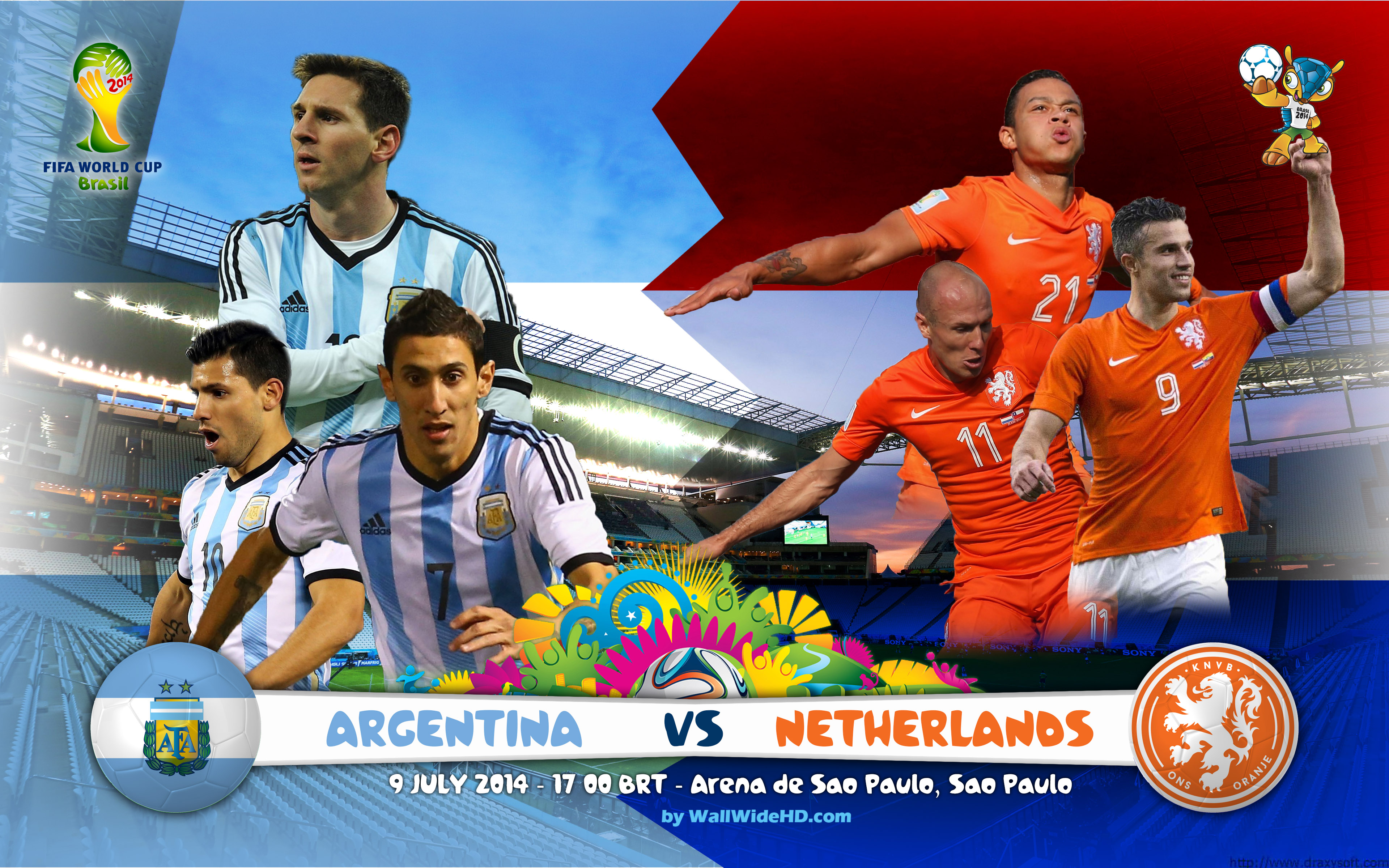 Argentina Vs Netherlands World Cup 2014 Semi Finals High Definition Argentina Vs Netherlands World Cup 2014 Semi Finals High Definition